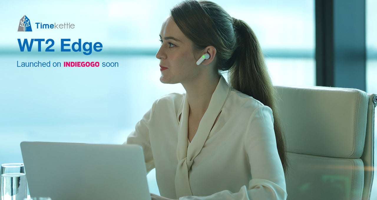 Timekettle WT2 Edge Bi-directional Simultaneous Translator Earbuds