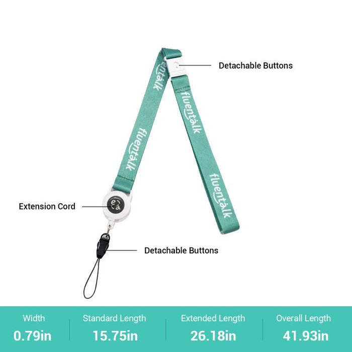 Fluentalk Handheld Translator Device Lanyard